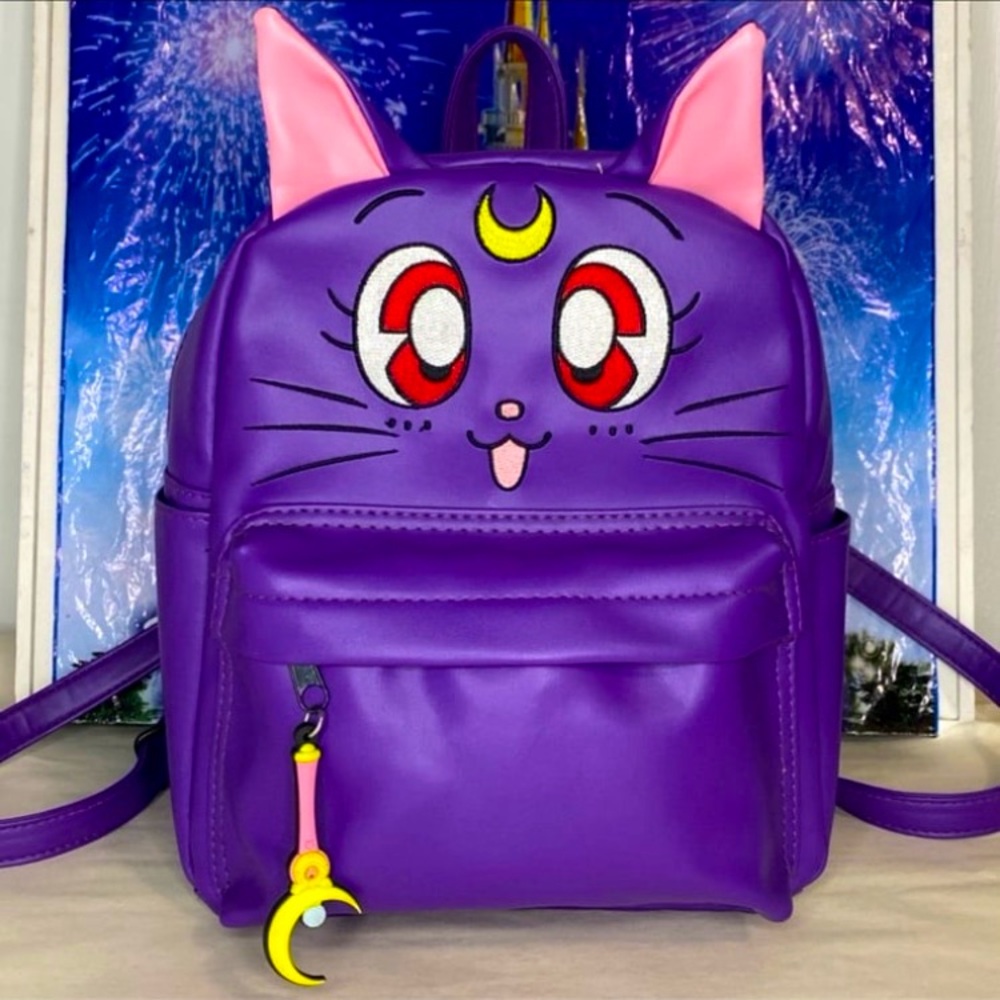 Sailor Moon Luna Cosplay Mini Backpack - Gem